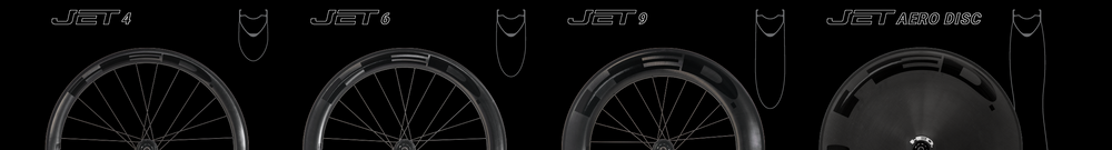 JET RC Black Wheels | Sleek Aero for Rim Brakes – HED Cycling Products